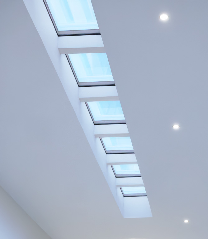 Innerscene Circadian Sky artificial daylight light fixtures installed ...