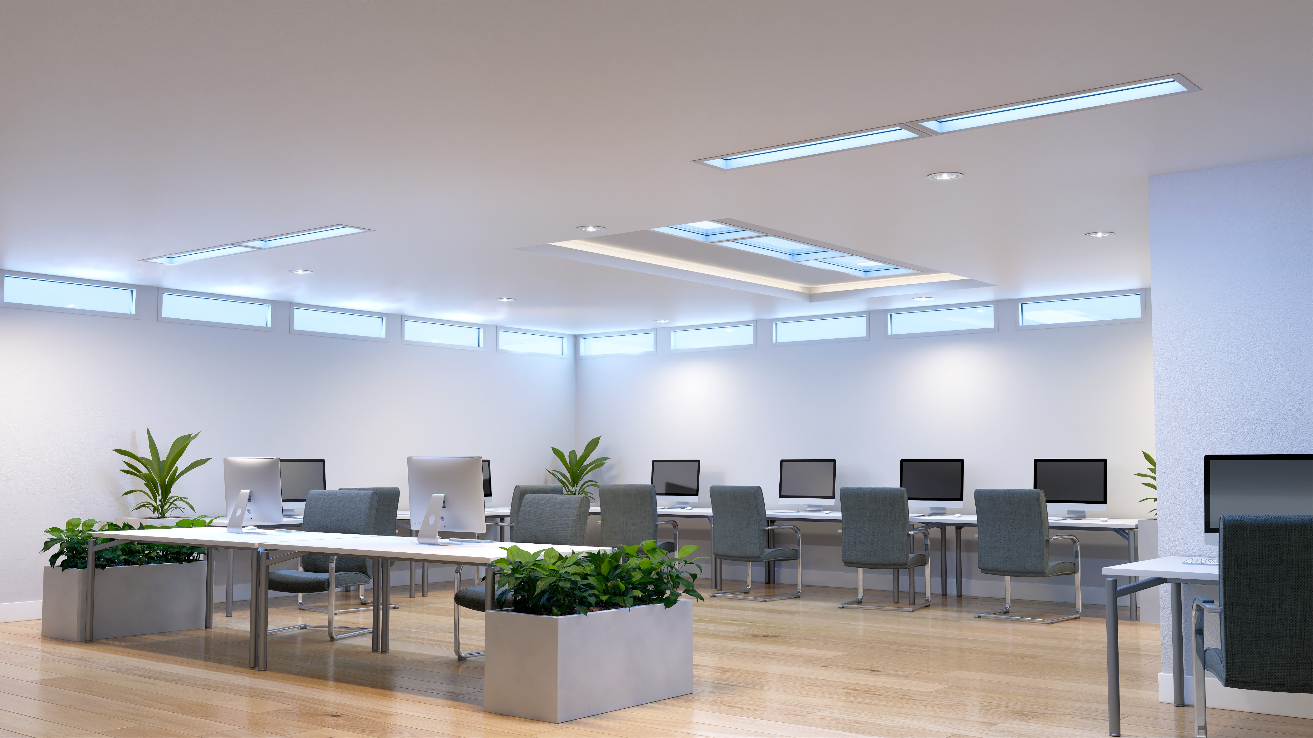 Innerscene lighting installed in an office room